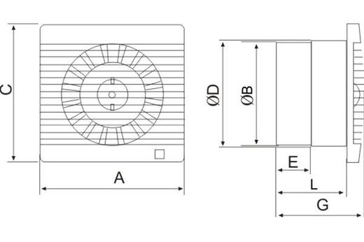 Extractor de aire para baño S&P DECOR-300 S — Suministros online SUMICK ...